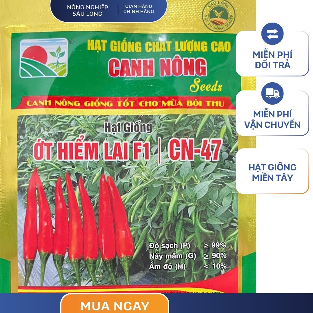 GÓI 0.2 GRAM – HẠT GIỐNG ỚT HIỂM CN47 CANH NÔNG – Vật Tư Nông Nghiệp ...